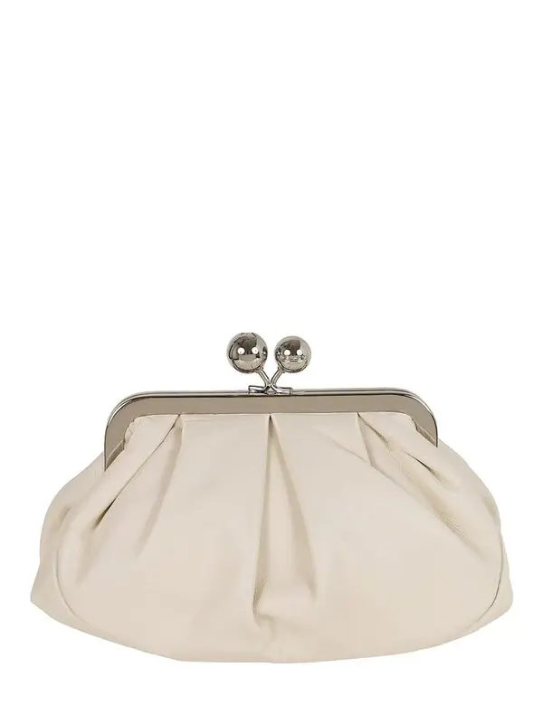 Max Mara Leather Shoulder Bag - White