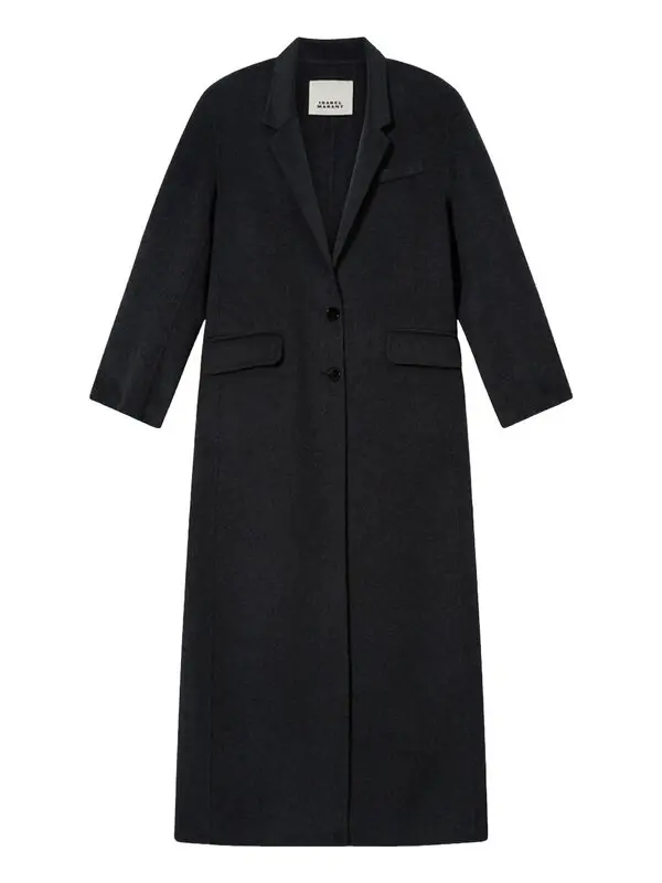 Isabel Marant Étoile Cappotto Clesa In Lana - Gray