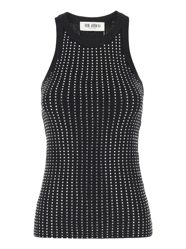 Attico Embellished Tank Top - Multicolor