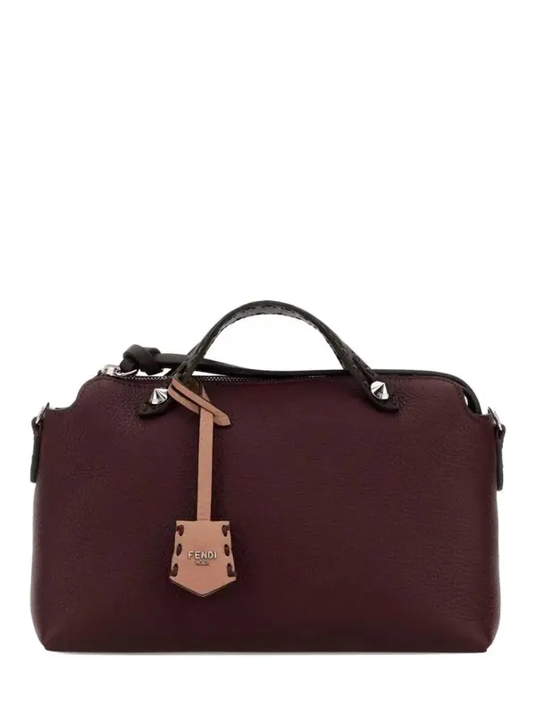 Fendi By The Way Soft Selleria Medium Bag With Macro Stitching - Red