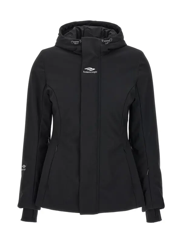Balenciaga Ski Hourglass 3b Sports Icon' Parka - Black