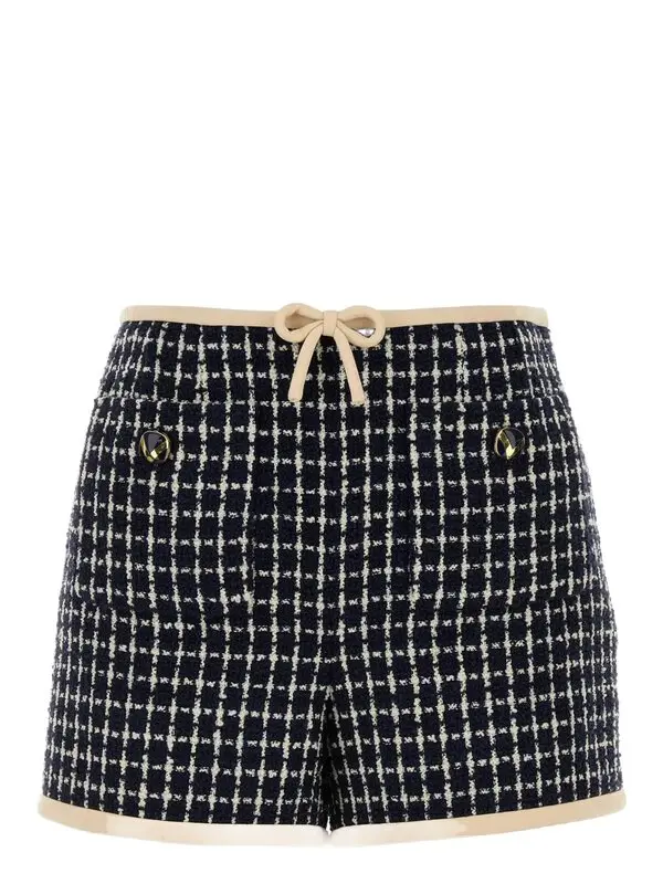 Valentino Garavani Embroidered Tweed Shorts - Multicolor
