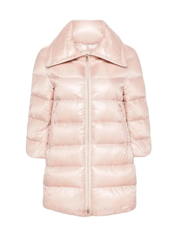 Herno Coats Single Breasted Coats - Pink