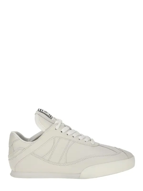 Chloé Leather Kick Sneakers - White