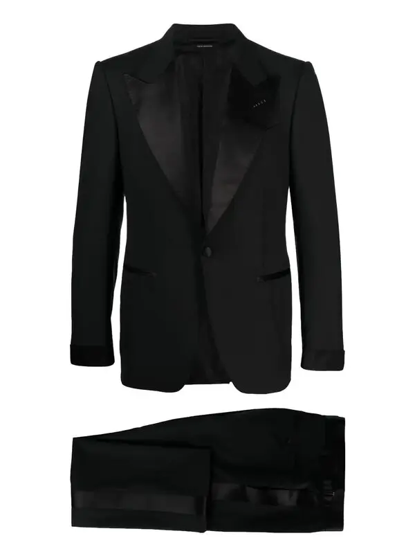 TOM FORD Two-piece Single-breasted Suit - Black
