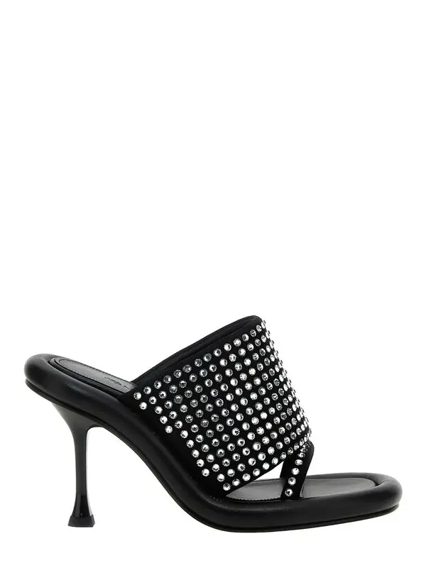 JW Anderson J.w.anderson 'bumber Crystal' Mules - Black
