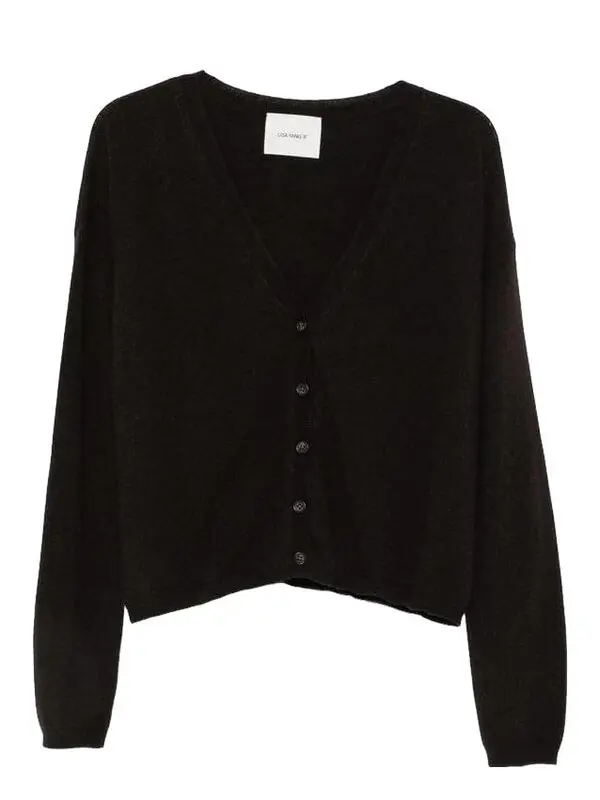 LISA YANG Cashmere V-neck Cardigan - Brown