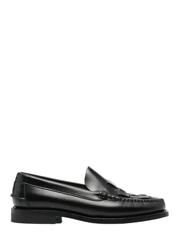 Hereu Calf Leather Loafers - Black