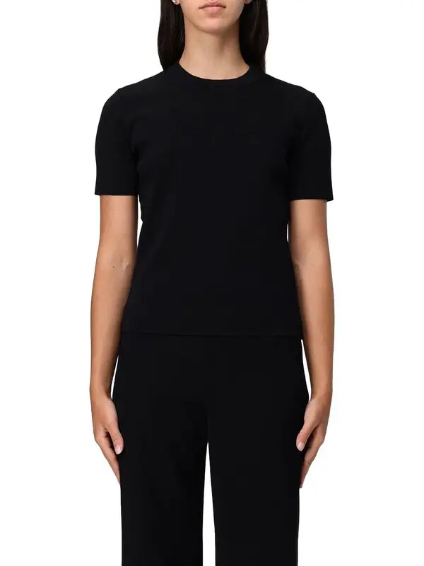 Max Mara Short Sleeve Sweater - Black