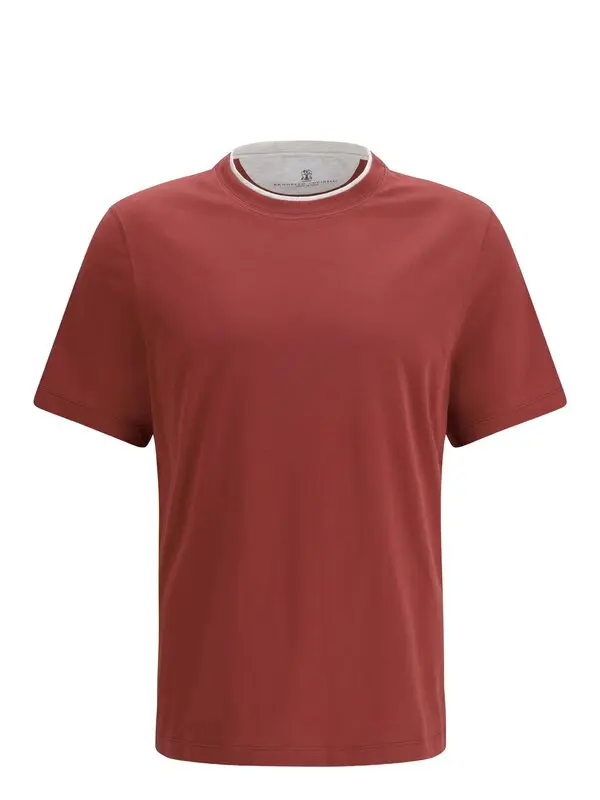 Brunello Cucinelli Cotton T-shirt - Multicolor