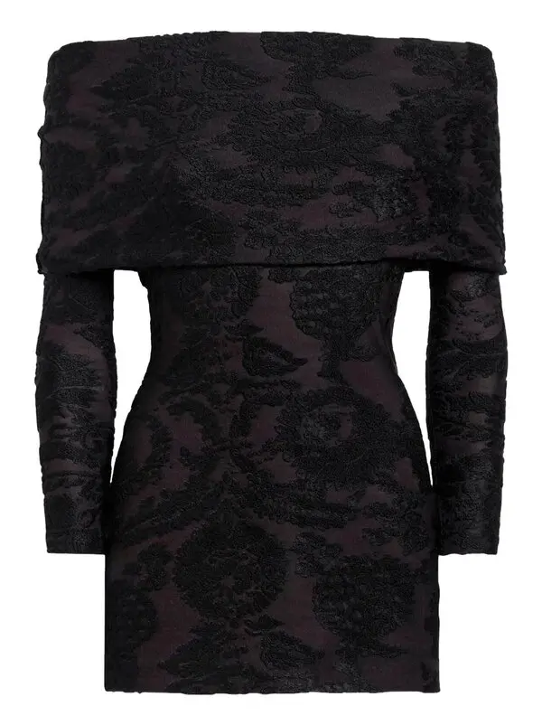 Etro Chenille Jacquard Paisley Foliage Sweater - Black