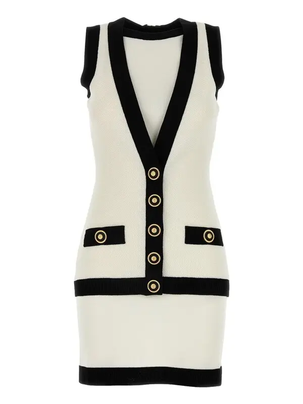 Balmain Sleeveless Dress - Multicolor