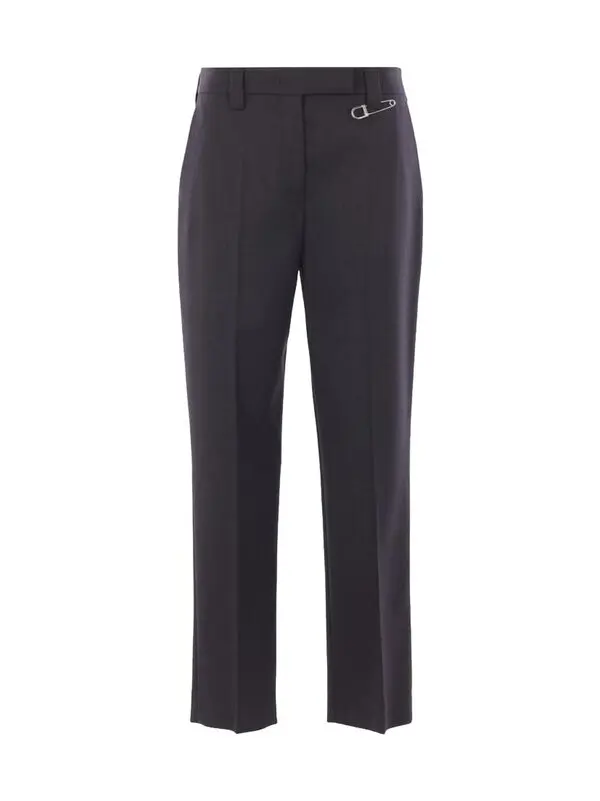 Prada Grey Trousers Tailored Trousers - Gray