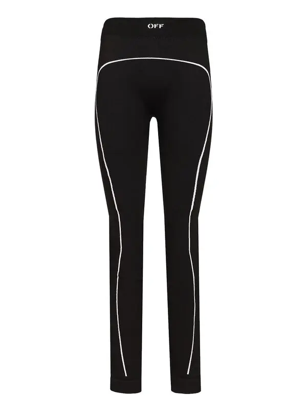 Off-White Off Stamp Leggings - Black