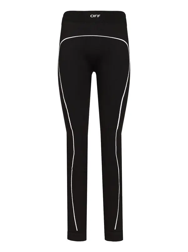 Off-White Off Stamp Leggings - Black