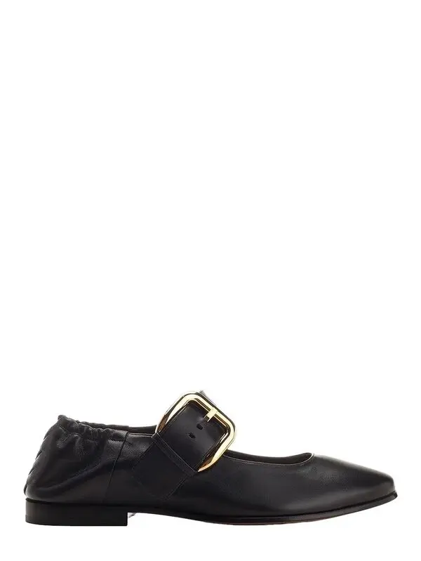 Bottega Veneta Astaire Mary Jane Ballerinas - Black