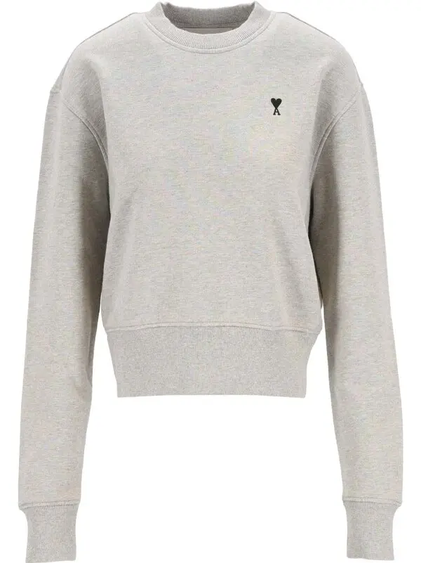 AMI Paris Crewneck Sweatshirt - Gray