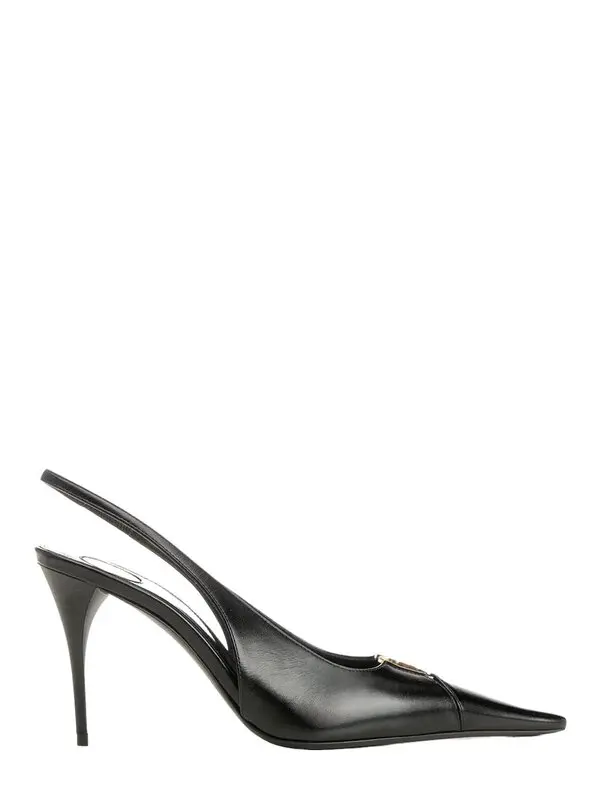 Saint Laurent Slingback Babylone 90 Pumps - Black