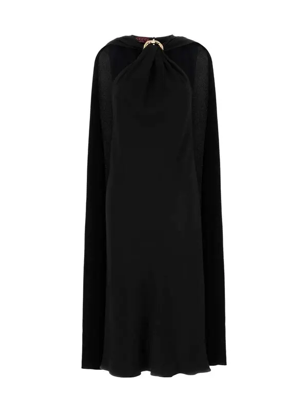 Gucci Crepe Dress - Black