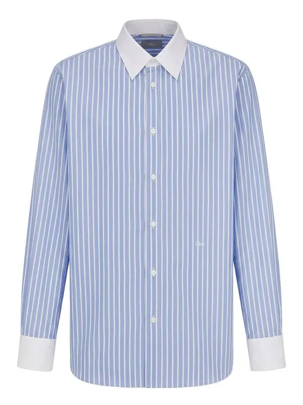 Dior Cotton Shirt With Embroidery - Multicolor