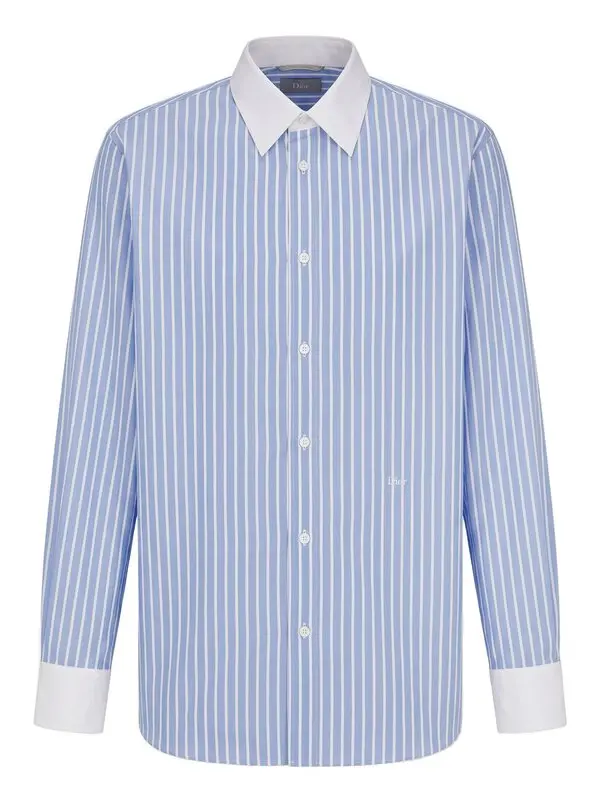 Dior Cotton Shirt With Embroidery - Multicolor