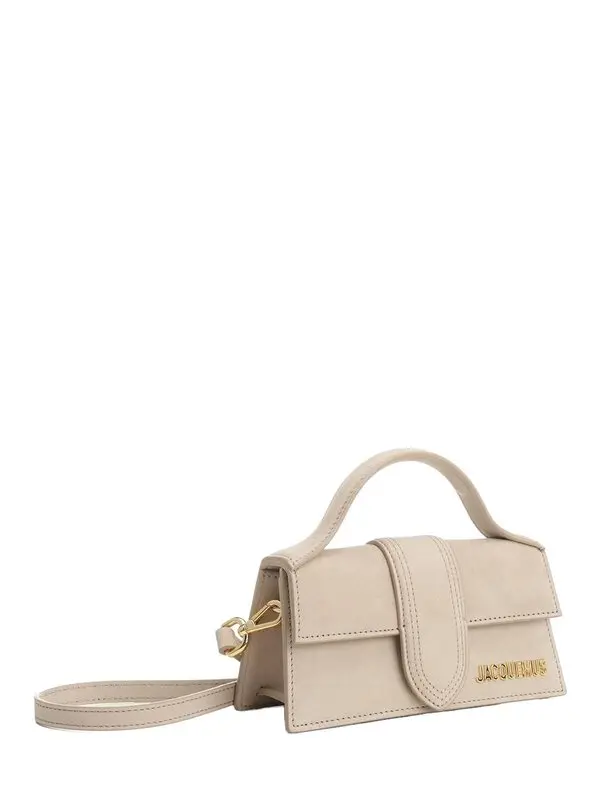 Jacquemus Le Bambino Suede Bag - Cream