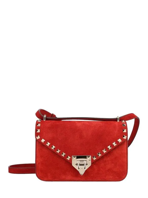 Valentino Garavani Small Rockstud Bag - Red