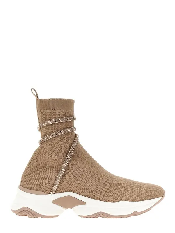 Rene Caovilla Cleo Running Sneakers - Cream