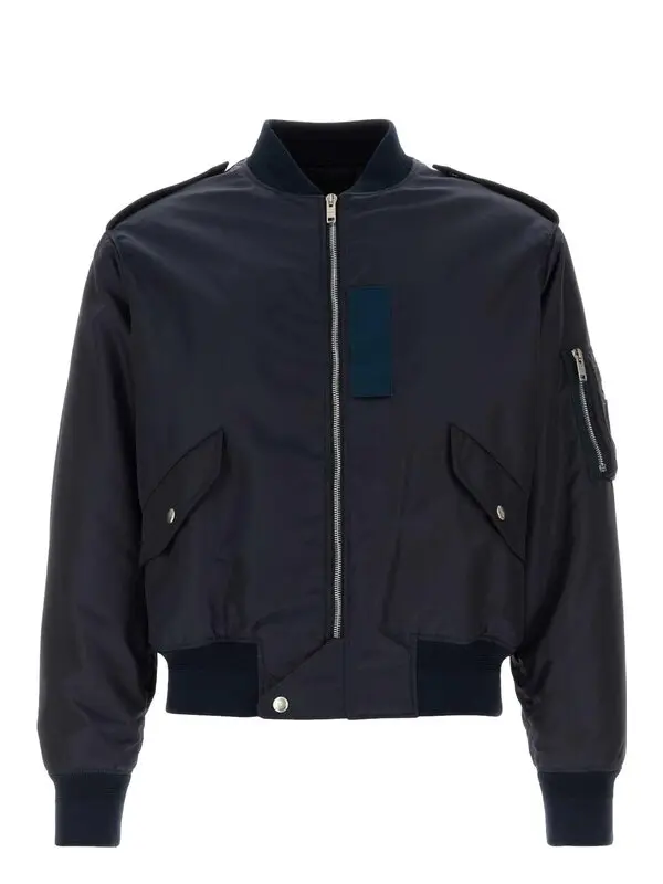 Givenchy Nylon Bomber Jacket - Blue