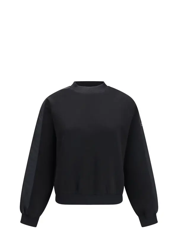 Moose Knuckles Mix Media Sweater - Black