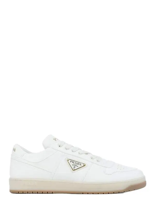 Prada Leather Lace-up Sneakers - Multicolor