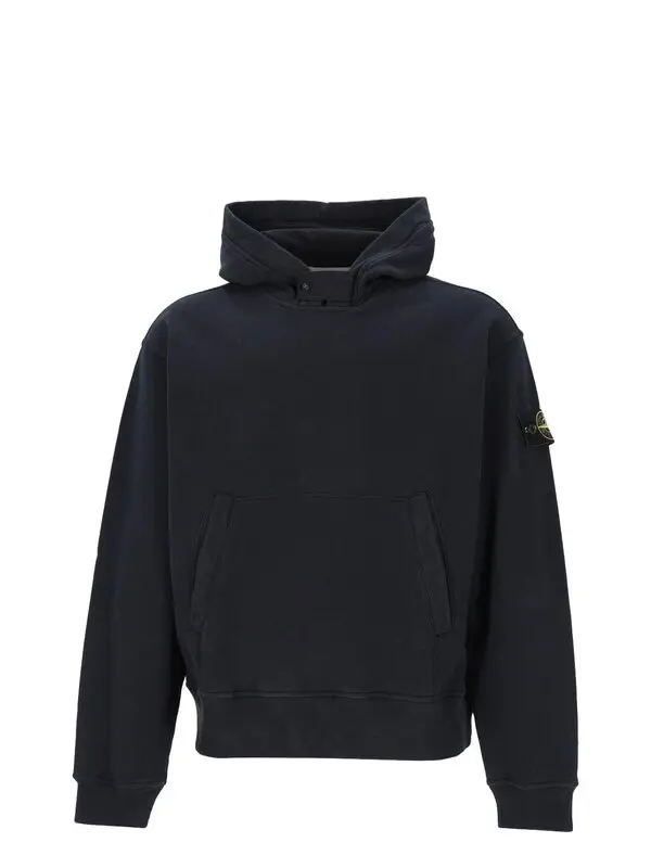 Stone Island Hooded Sweatshirt - Blue