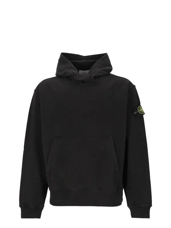 Stone Island Hoodie - Black