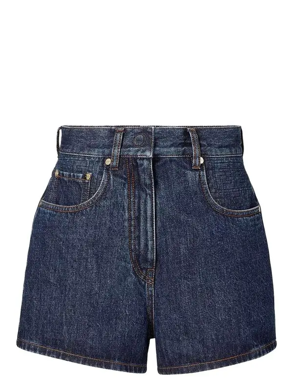Fendi Denim Shorts - Multicolor