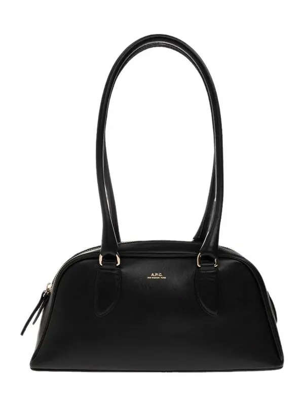 A.p.c. Leather Shoulder Bag - Black