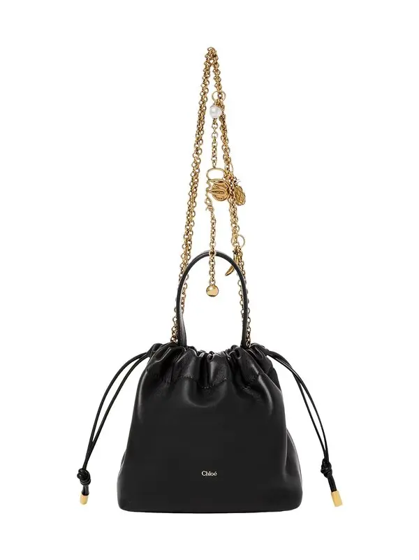 Chloé Icons Mini Leather Crossbody Bag - Black