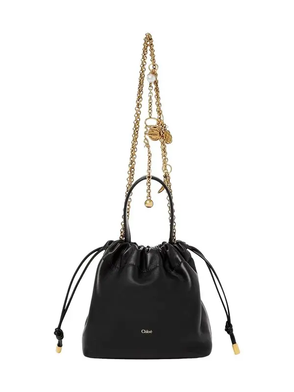 Chloé Icons Mini Leather Crossbody Bag - Black