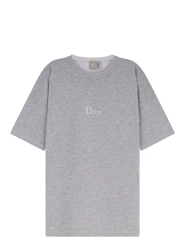 Dior Knitted T-shirt With Logo - Multicolor