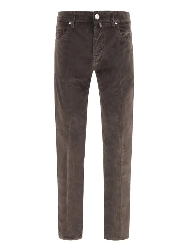 Jacob Cohen Straight-leg Corduroy Pants - Brown