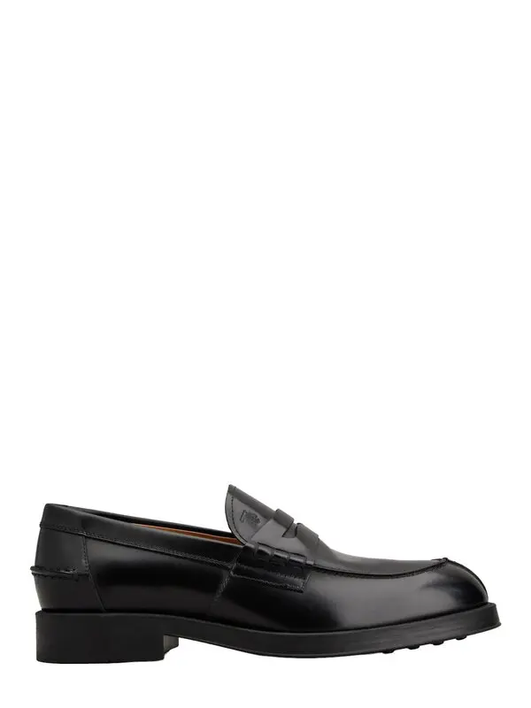 TOD'S Leather Mocassino - Black