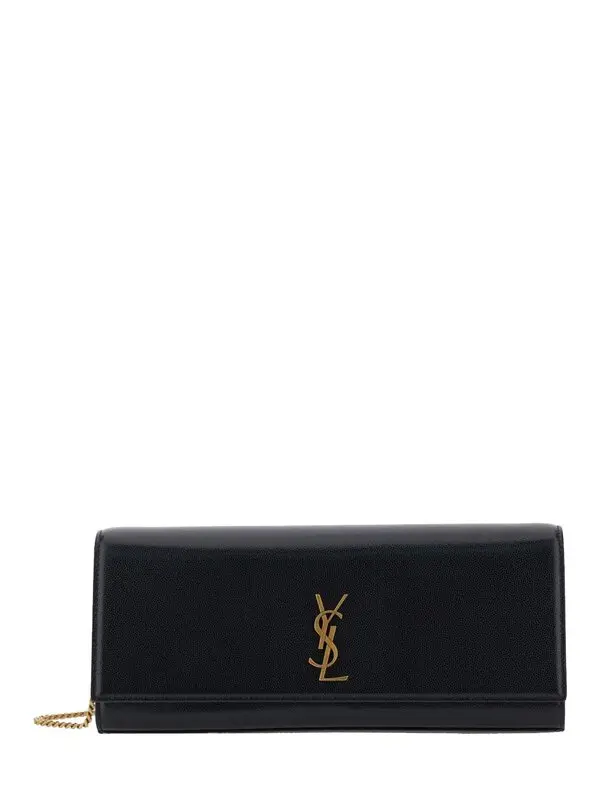Saint Laurent Kate Shoulder Bag - Black