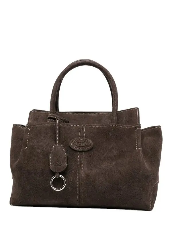 TOD'S Suede Tote Bag - Brown