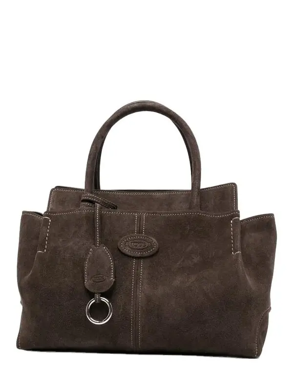 TOD'S Suede Tote Bag - Brown