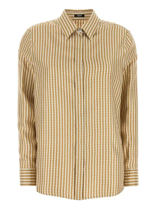 Versace Printed Silk Shirt - Multicolor