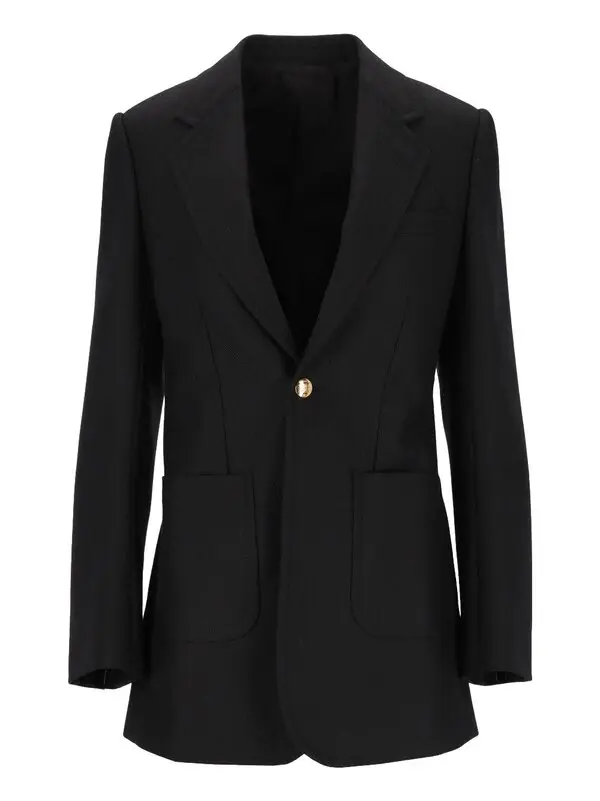 Celine Olivia Mohair Wool Jacket - Black