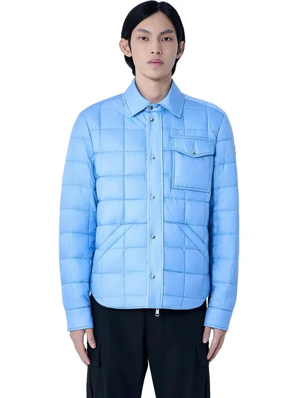 Moncler Reversible Crescent Shirt Jacket - Blue