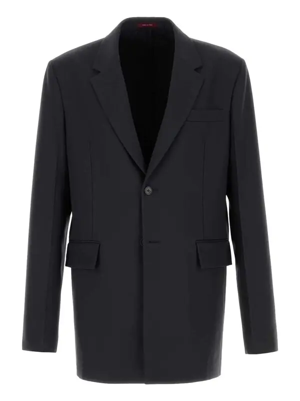 Gucci Graphite Twill Blazer - Gray