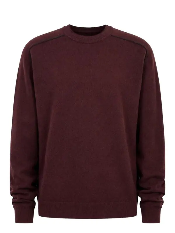 MAISON MARGIELA Virgin Wool Crewneck Sweater - Red