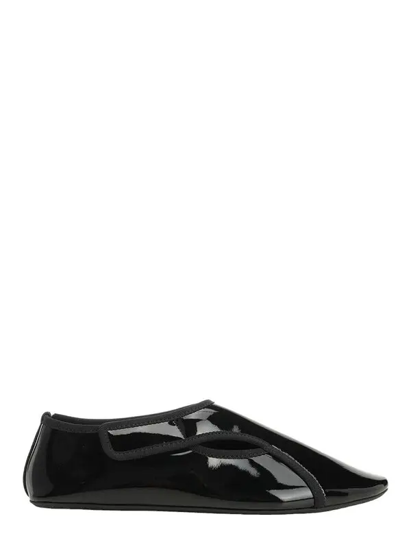 Alaïa Patent Leather Slipper - Black