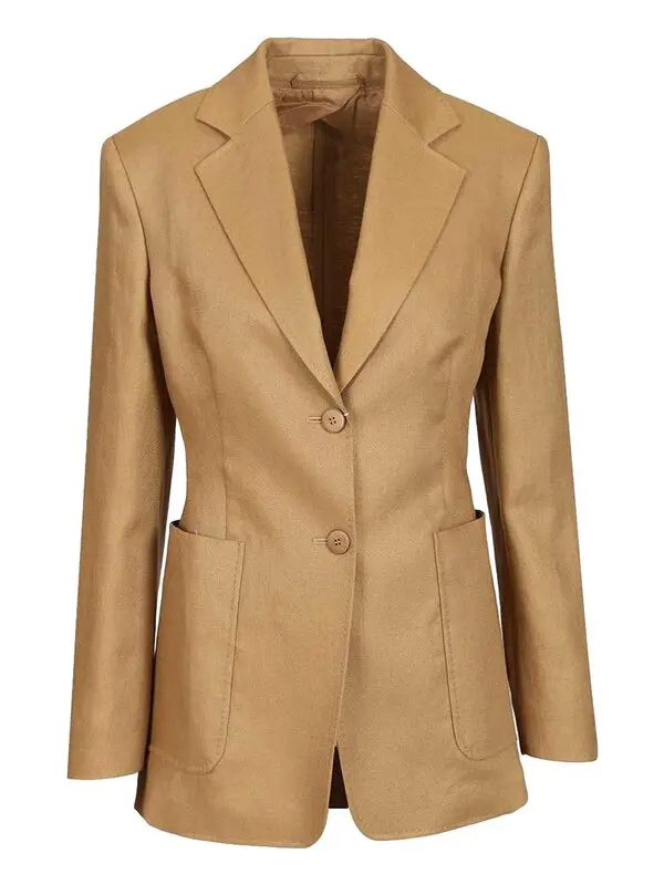 Max Mara Linen Blazer - Cream